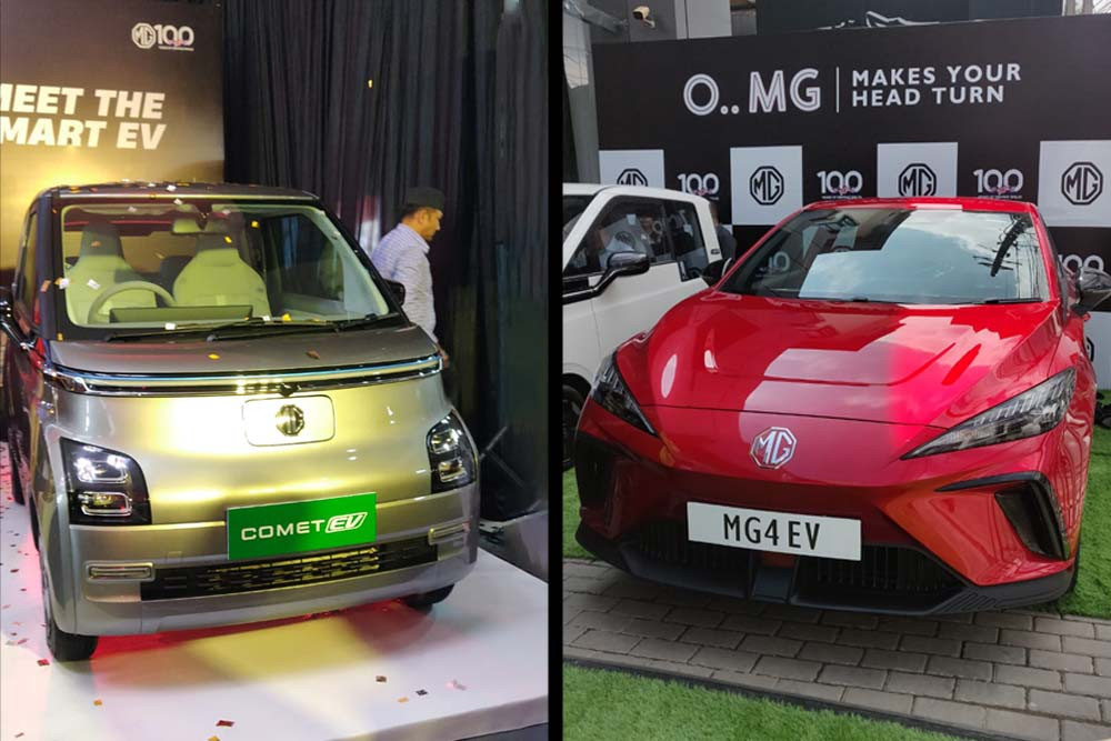 Paramount Motors launches MG Comet EV, MG4 EV - :: Business 360°