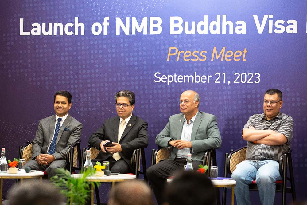 NMB Buddha VISA Debit Card launched - :: Business 360°